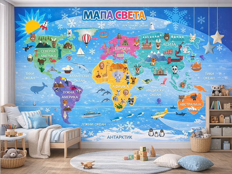 Mapa Sveta – Šarena Edukativna Avantura