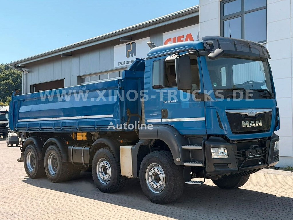 MAN TGS 35.440 8X4 Meiller DSK Bordmatic Manual Gear kiper
