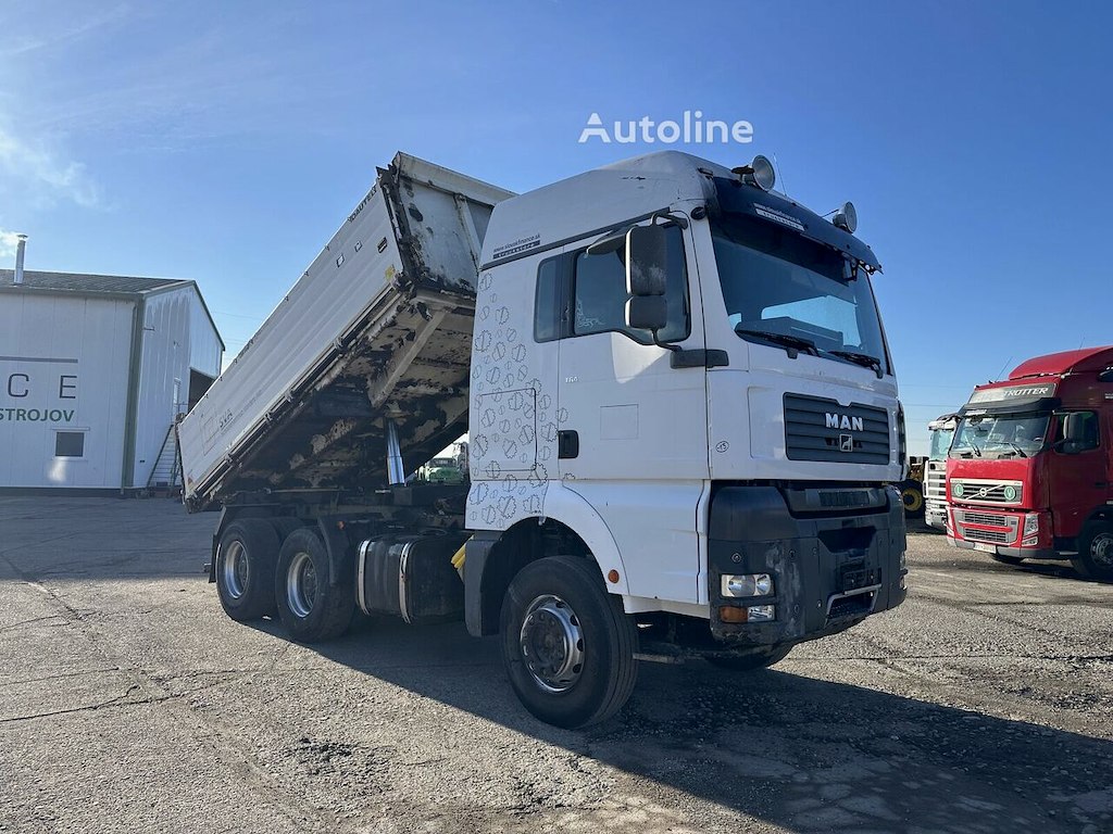 MAN TGA 26.480 6×4 threesided strickling 10m3, 697 kiper