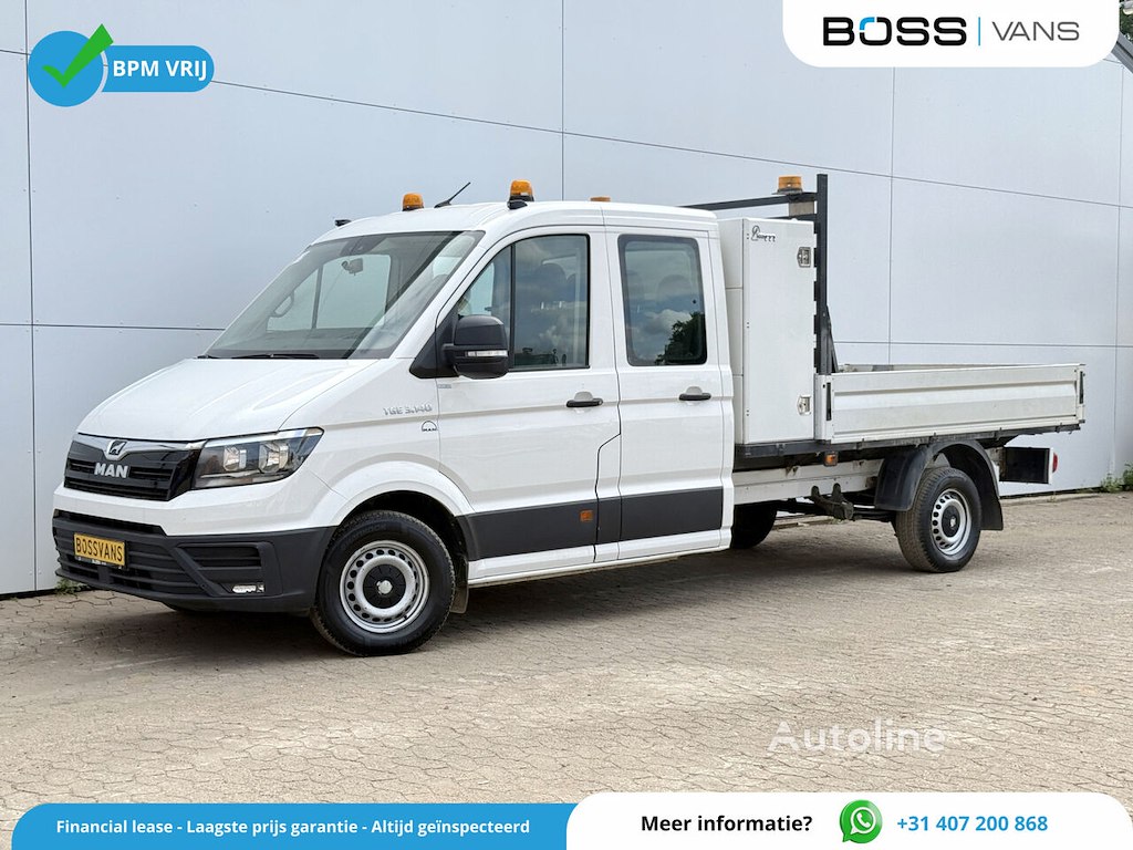 MAN TGE 3.140 2.0 TDI kamion s ravnom platformom < 3.5t