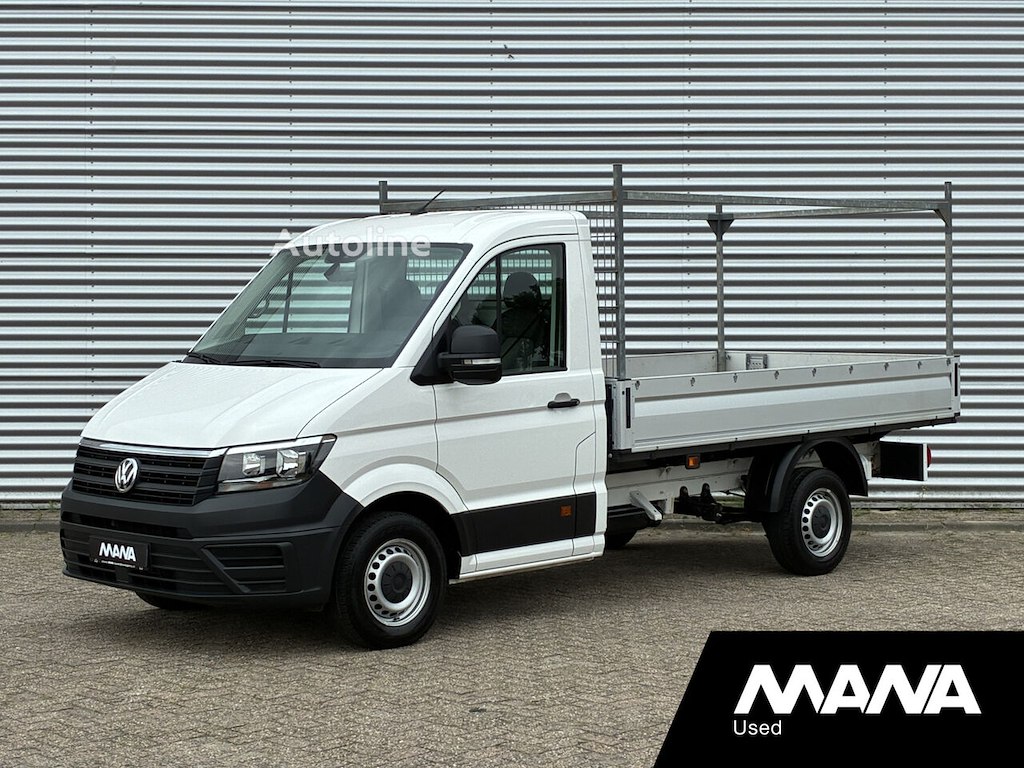 Volkswagen Crafter 35 2.0 TDI L3 140pk Automaat Airco Navi Lederen Bekledin kamion s ravnom platformom < 3.5t