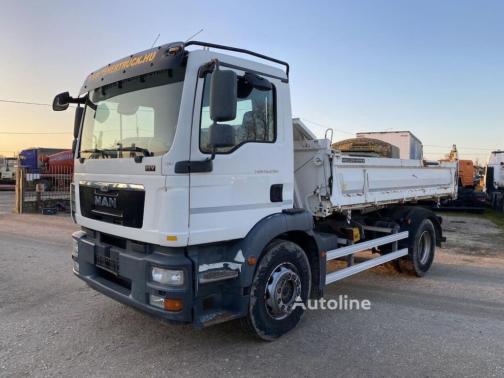MAN TGM 18.290 4x2 Meiller Kipper billencs kiper