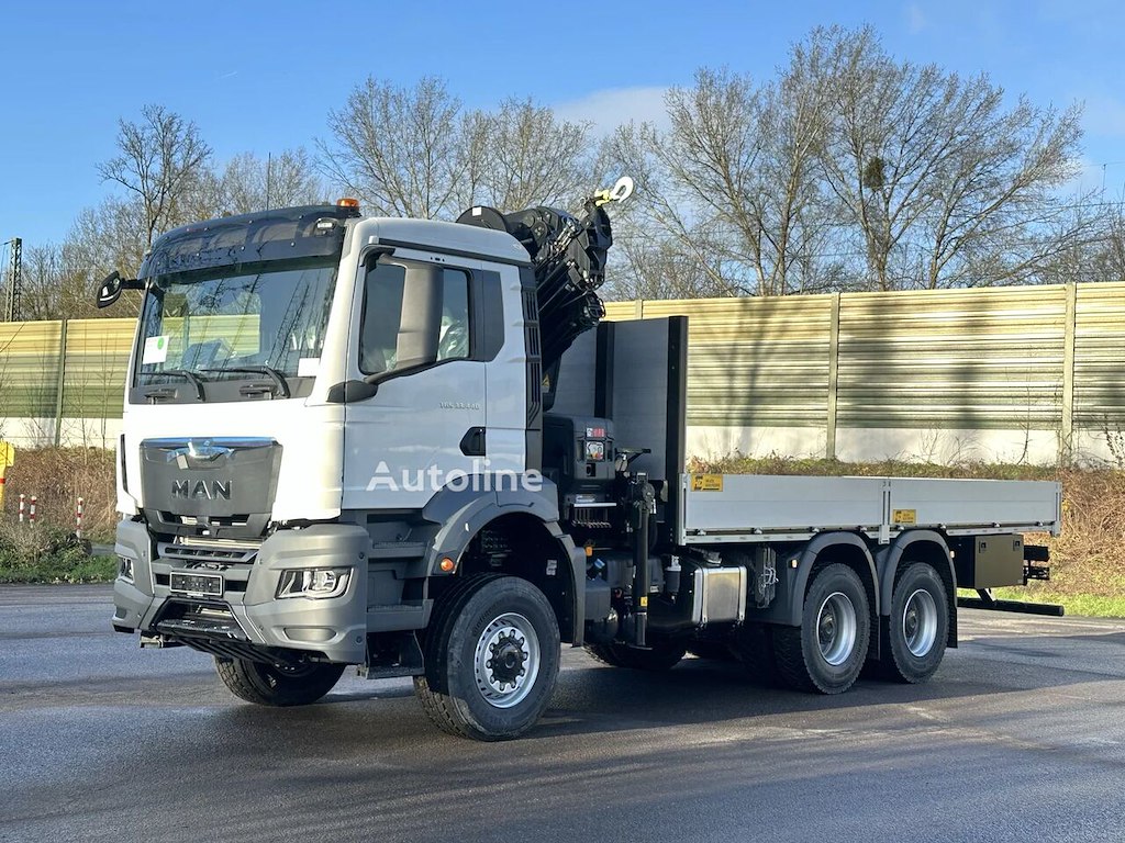 Novi MAN TGS 33.440 MAN TGS 33.440 6x4 HIAB 228-4 kamion s ravnom platformom