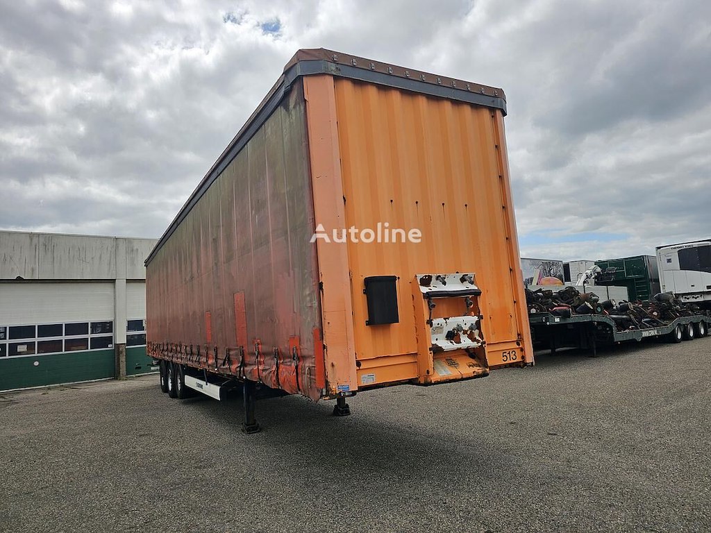 Krone SD27 MEGA/ BPW DISC / LIFT AXLE / SPARE TIRE/TUV BELGIUM 03-11-2 poluprikolica sa kliznom ceradom