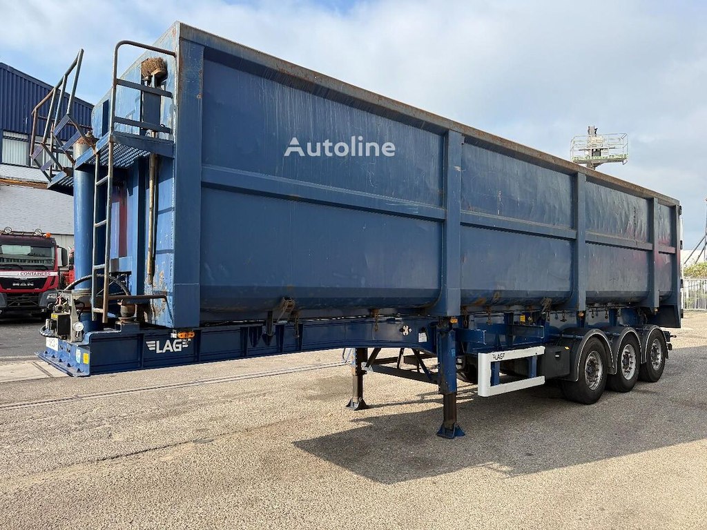 LAG O-3-TIP 40 - 3 AXLE + TIPPER 50 CUBIC poluprikolica kipera