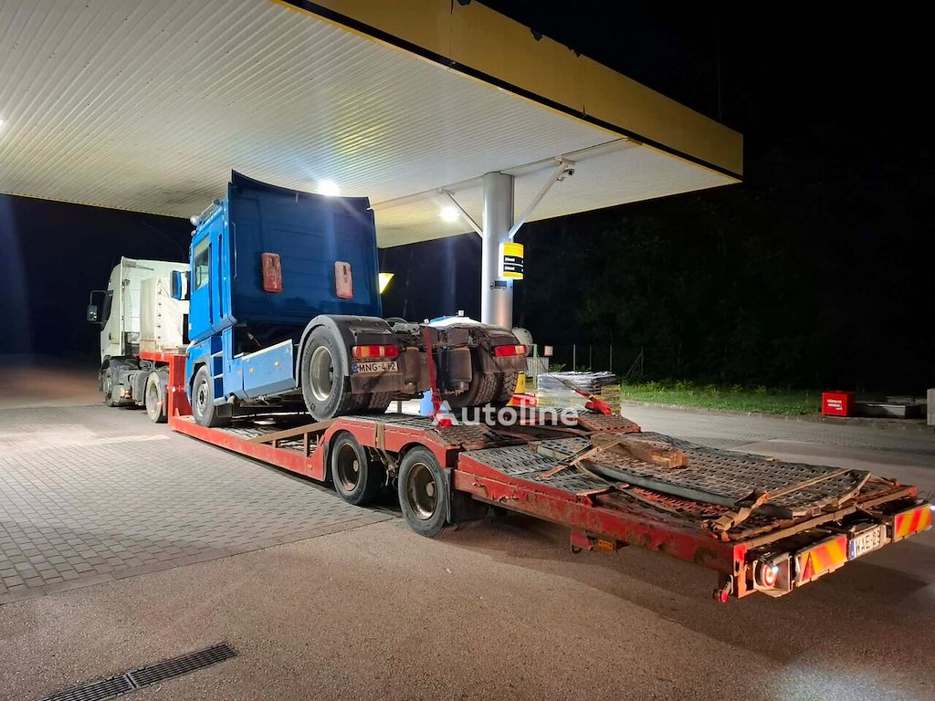 Kässbohrer Tisa P 3x10 A poluprikolica sa niskom platformom