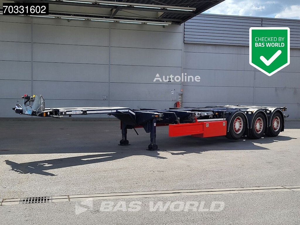 D-Tec VCC-01 Multi'45ft APK 06/27 Lift Axle poluprikolica za prevoz kontejnera