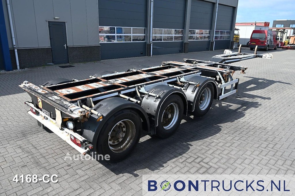 D-Tec FLEXITRAILER | 2x20-30-40-45ft HC * 3x EXTENDABLE * NL TRAILER * poluprikolica za prevoz kontejnera