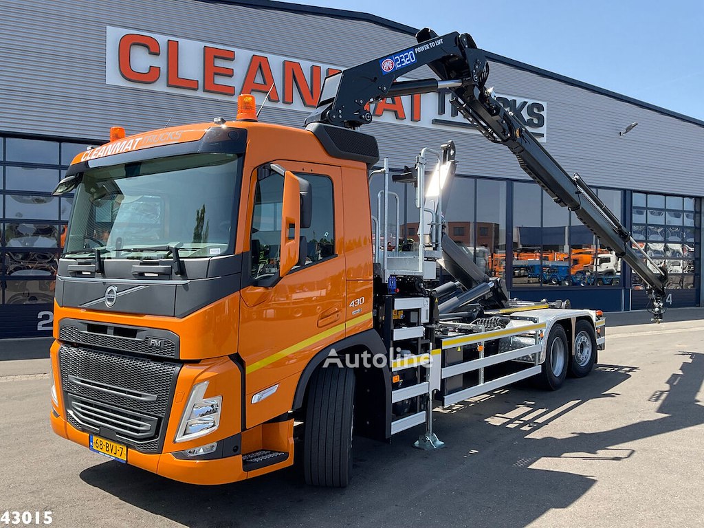 Volvo FM 430 HMF 23 Tonmeter laadkraan kamion rol kiper