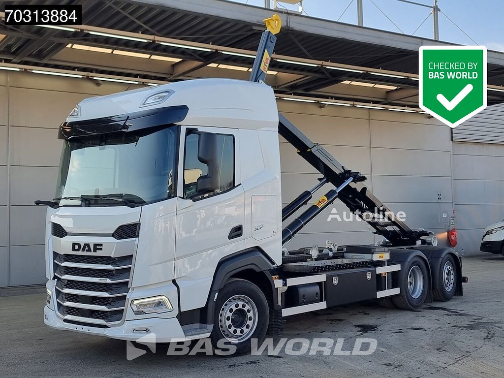 Novi DAF XF 480 6X2 NEW HYVA 26-60S Lift+Steering axle Standklima ACC Eur kamion rol kiper