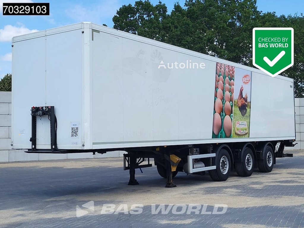 Ackermann VS-F24/13.6EZG 3 axles 3000KG Laadklep 2xStuur 1xLiftas APK 11/2 furgon poluprikolica
