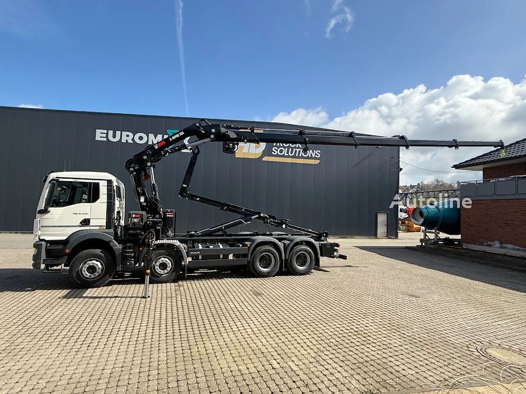 Novi MAN TGS 35.520 MAN TGS 35.520 8x4 Abrollkipper + Kran HIAB 302-5 kamion rol kiper