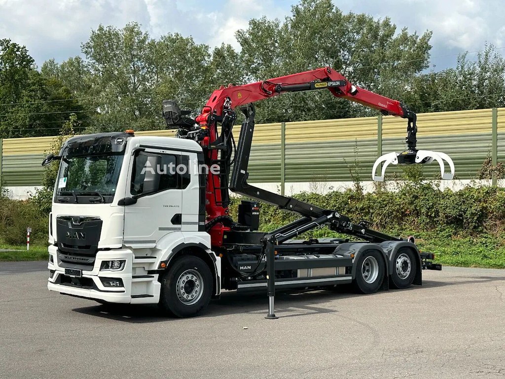 Novi MAN TGS 26.520 MAN TGS 26.520 6x2 Abrollkipper + Kran EPSILON kamion rol kiper