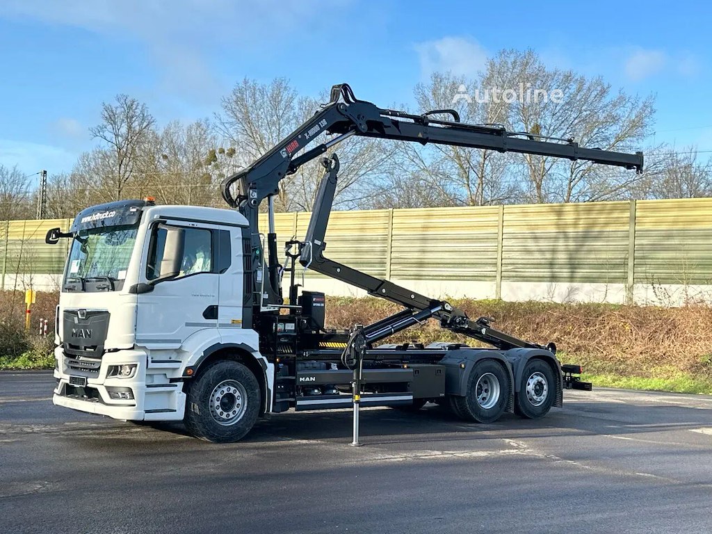 Novi MAN TGS 26.520 MAN TGS 26.520 6x2 Abrollkipper + Kran Hiab 138-3 kamion rol kiper