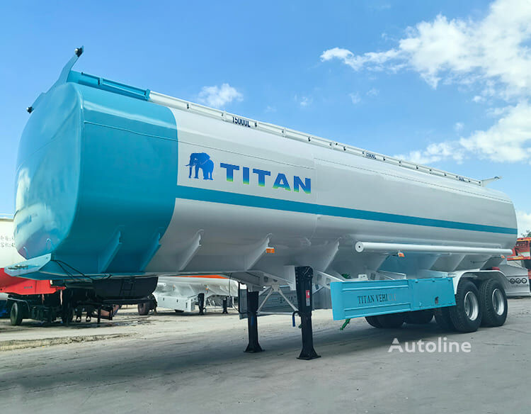 Nova Titan 2 Axle 45000L Diesel Fuel Tanker Trailer for Sale in Uganda cisterna za goriva i maziva