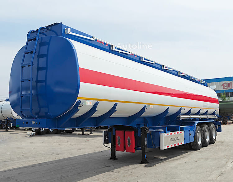 Nova Titan 3 Axle 45000L Fuel Tanker Trailer for Sale in Ghana poluprikolica autocisterna