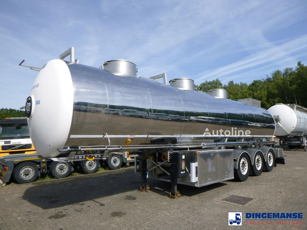 Magyar Chemical tank inox L4BH 30 m3 / 1 comp cisterna za prevoz hemikalija