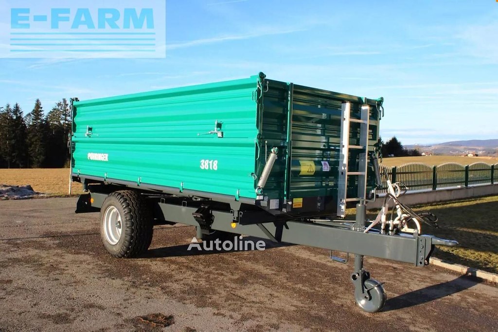 Pühringer 3818, 7,5t kipper prikolica kiper