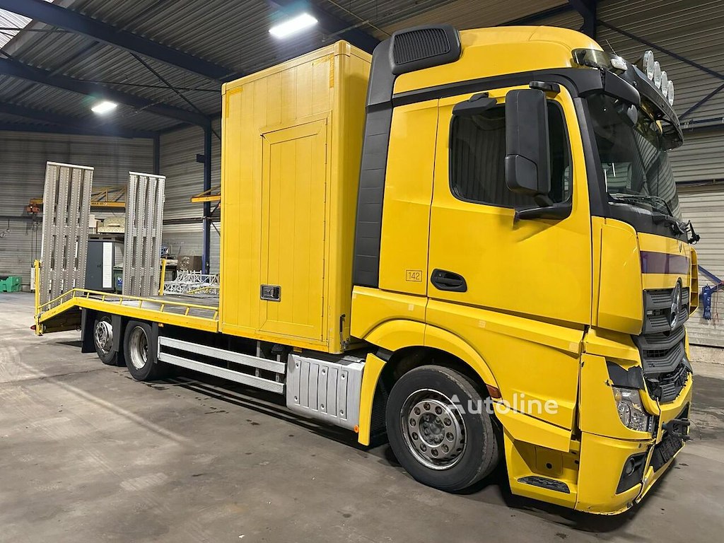 Mercedes-Benz ACTROS 2745 6x2 OPRIJWAGEN / AUTOTRANSPORTER / MACHINE TRANSPORT šlep auto