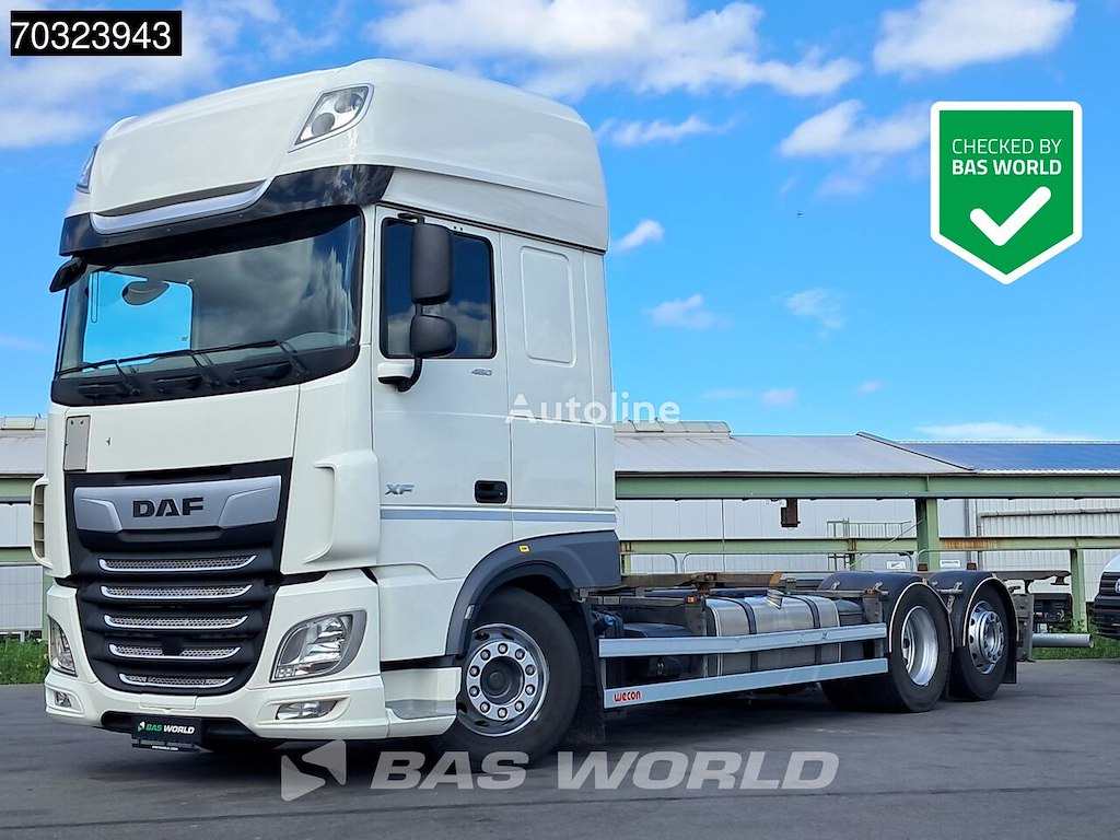 DAF XF 480 6X2 SSC Lift+Steering axle Full Air Automatic MX Engine b vozilo za prevoz kontejnera