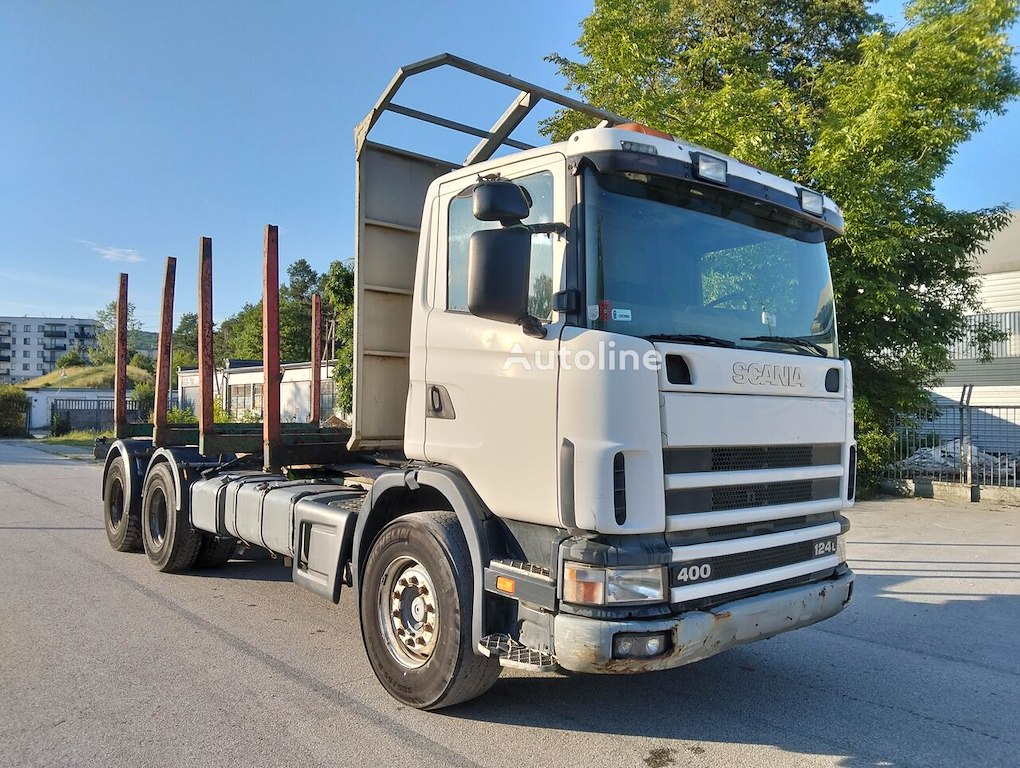 Scania 124 400 kamion za prevoz drva