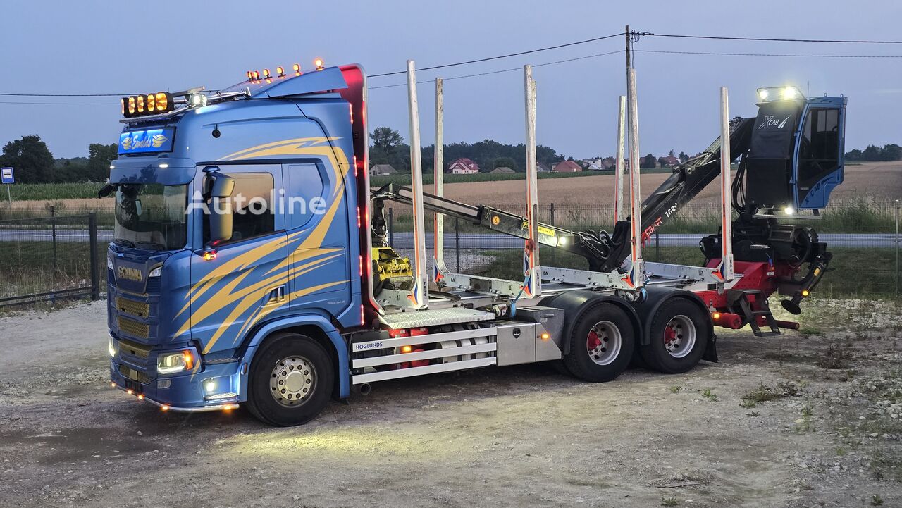 Scania R650 kamion za prevoz drva
