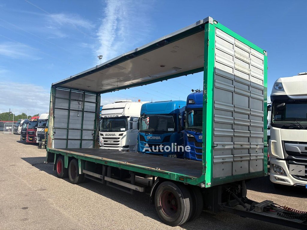 Cuppers SA 10-18 L Floor 850 x 250 x 290, lifting roof,BPW, drumbrakes prikolica platforma