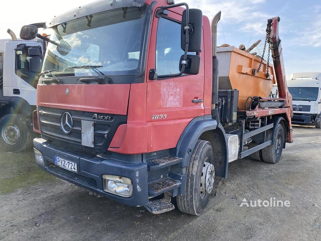 Mercedes-Benz AXOR 1833 K Meiller Kipper kamion autopodizač kontejnera