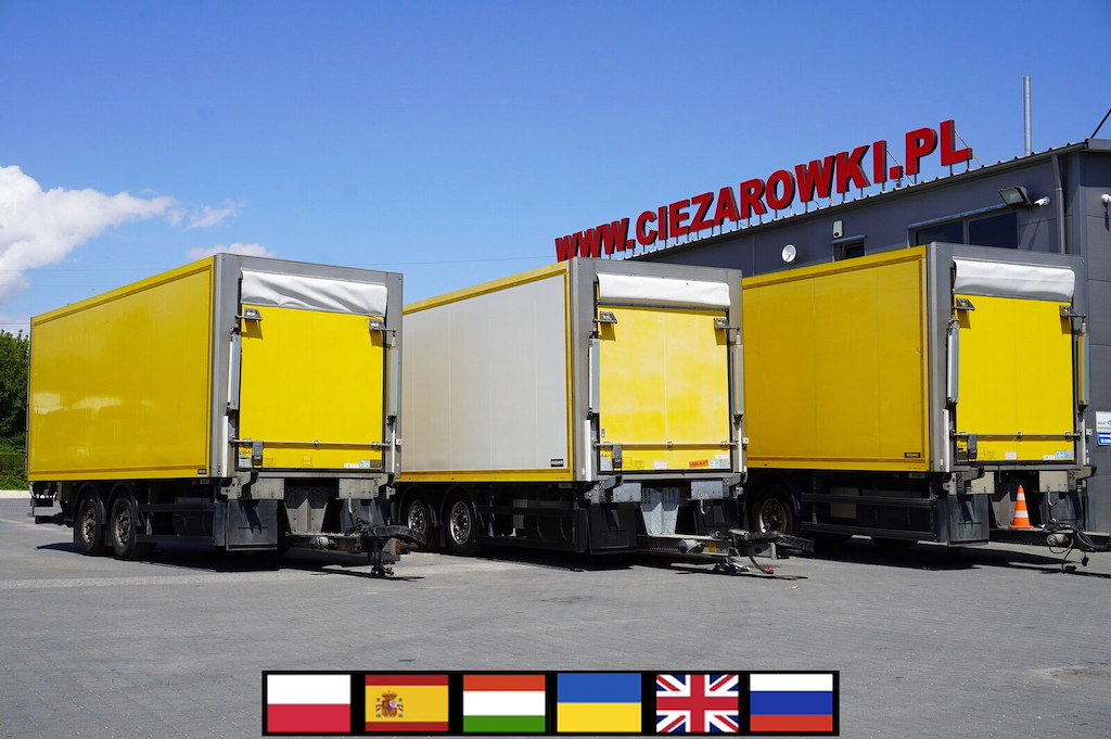Rohr refrigerated trailer / Carrier Supra 850 / Tail lift Bär 2500 kg prikolica hladnjača