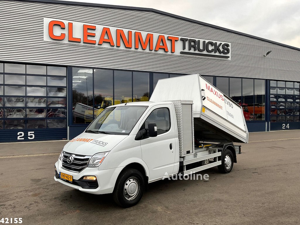 Maxus SAIC EV80 LWB Veegvuilkipper 100% elektrisch kamion za smeće