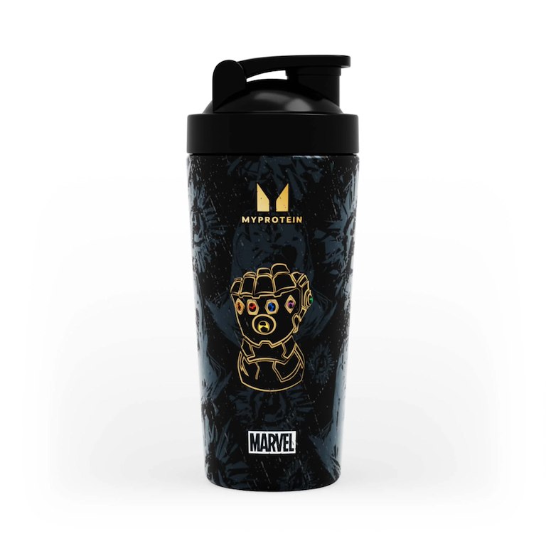 Myprotein Thanos Recycled Metal shaker − metalni šejker − crni