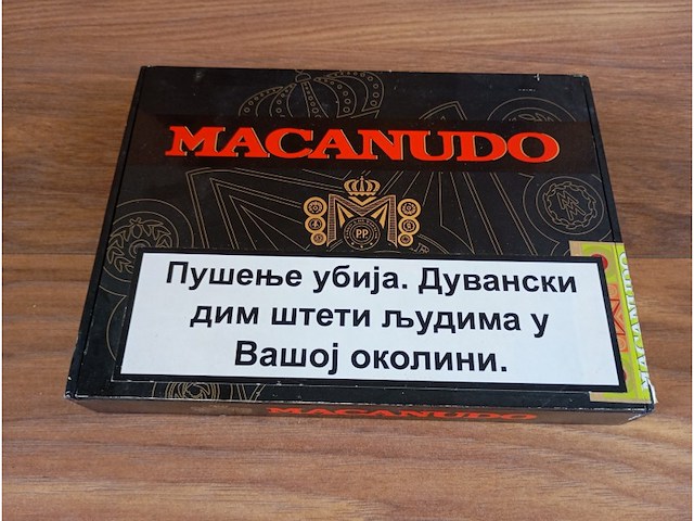 Macanudo drvena kutija