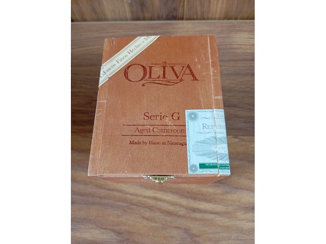 Oliva drvena kutija