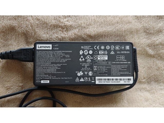 Lenovo 20V 6.75A 135W, kocka ADL135NCC3A