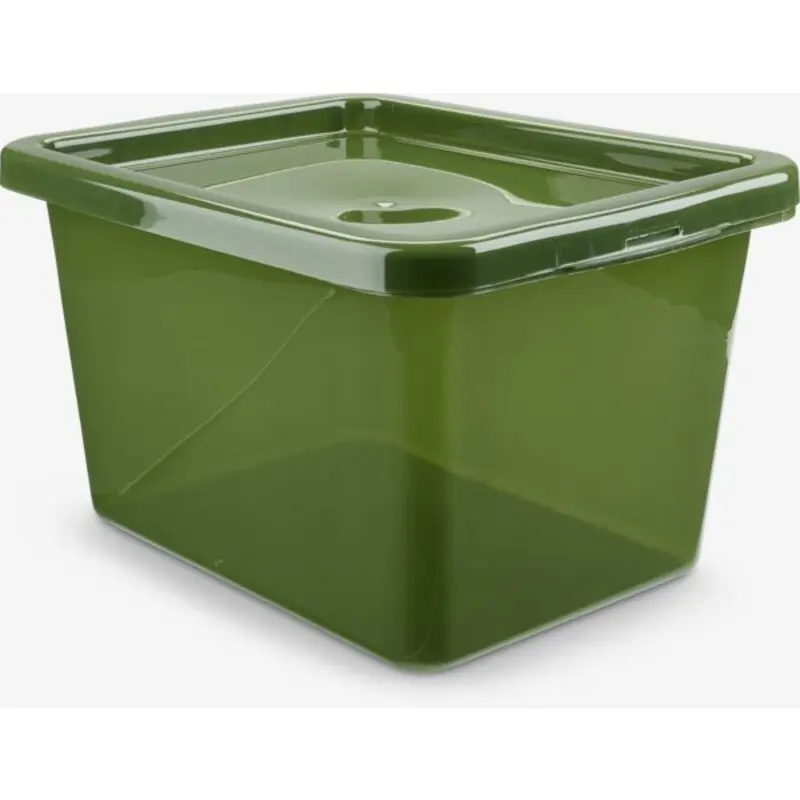 Kutija BASIC BOX 15L sa poklopcem, zelena