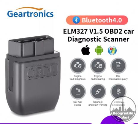 ELM327 V1.5 OBD2 Bluetooth Dijagnostika za IOS Android