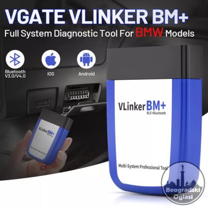 Vgate vLinker BM+ V2.2 Bluetooth 4.0 OBD2 za BMW