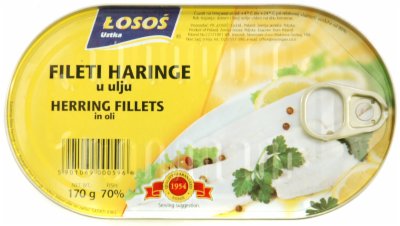 HARINGA FILETI U ULJU LOSOS 170G