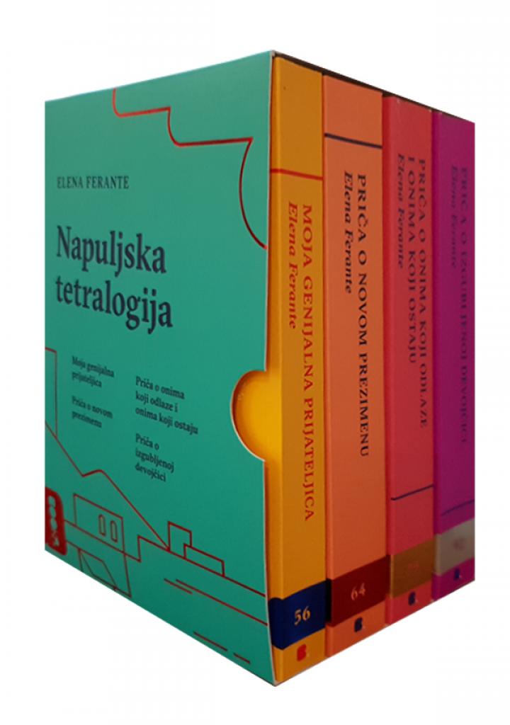 NAPULJSKA TETRALOGIJA - KOMPLET 4 KNJIGE SA KUTIJOM