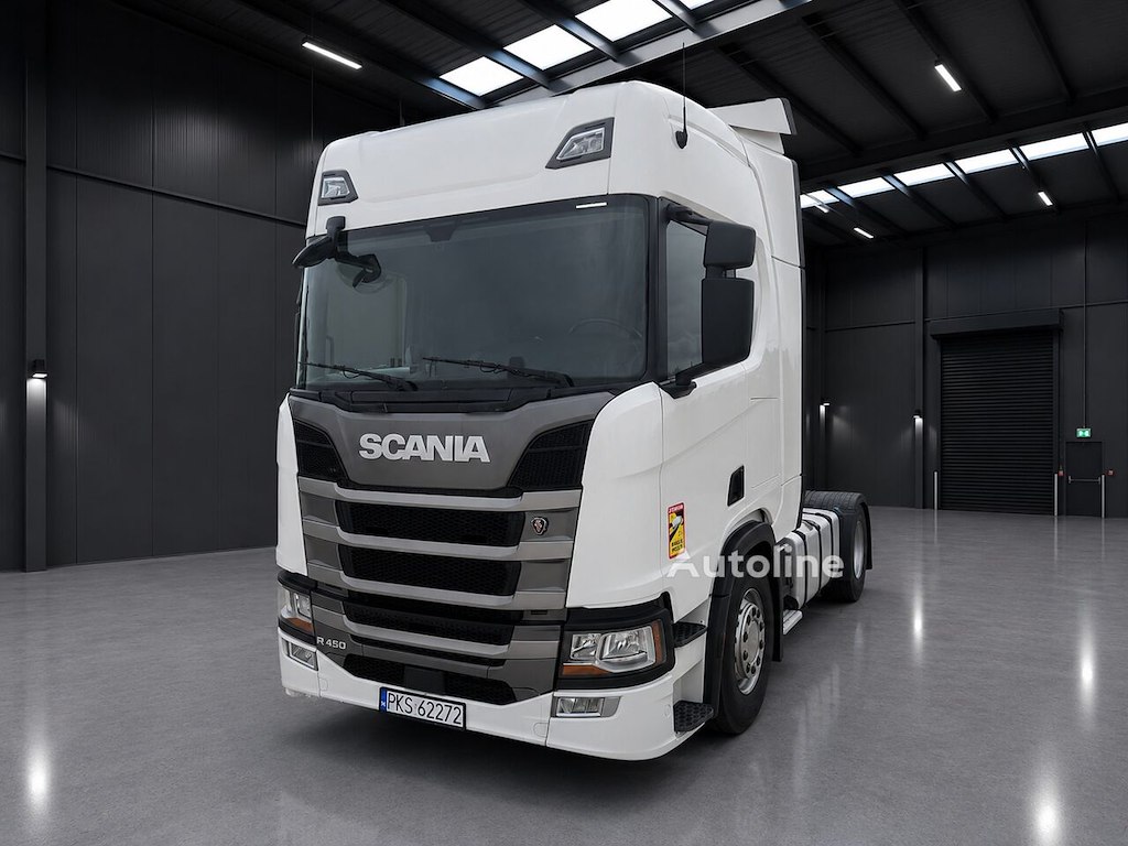 Scania R450 / NAVI / KLIMA POSTOJOWA / NOWE TACHO / ALUFELGI / 2018 ROK tegljač