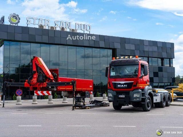 MAN TGS 33.480 6x4 PALFINGER PK 23001 EH Crane Winc tegljač
