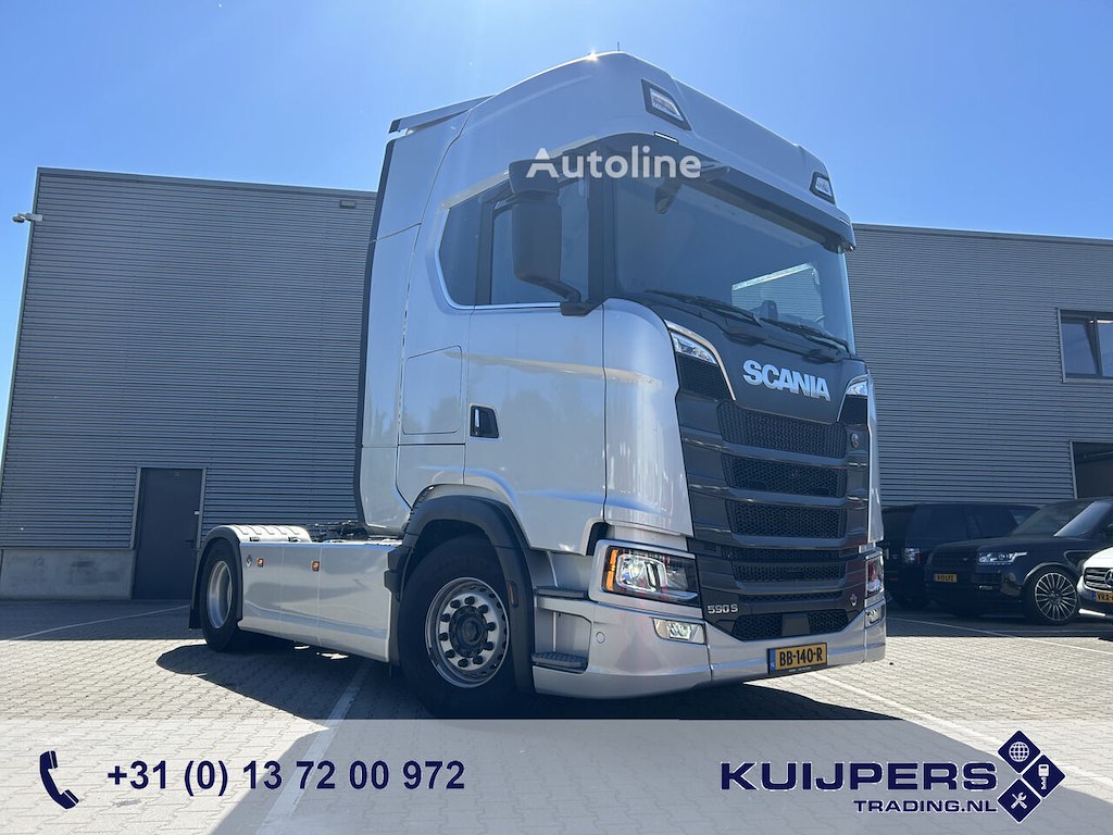 Scania 590S V8 Highline / Retarder / Leder tegljač
