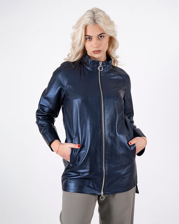 Braca Premium kožna jakna BC 2942 – Teget