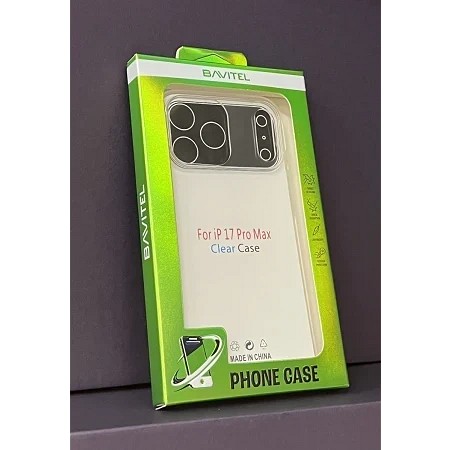 iPhone 17 Pro Max Bavitel zaštitna maska transparent
