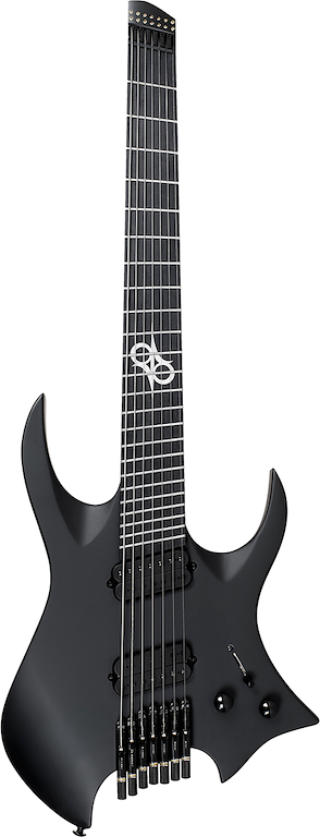 Solar Guitars H2.7C Carbon Black Matte 7-žičana električna gitara
