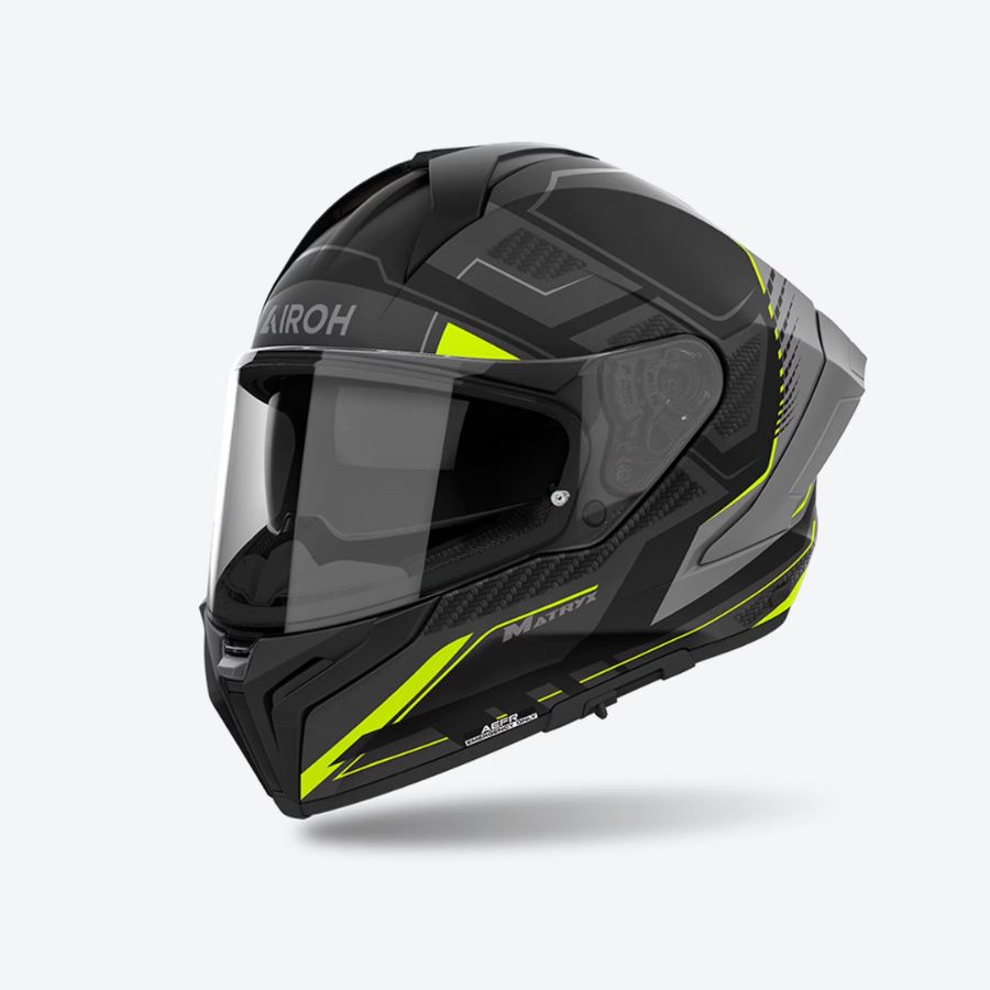 Kaciga Airoh Matryx Rocket Yellow Matt