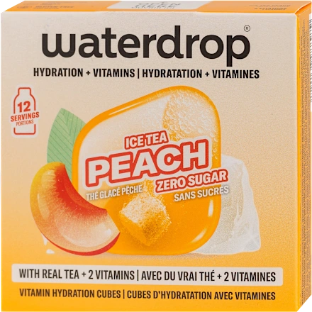 waterdrop
MICRODRINK ICE TEA BRESKVA rastvorljive kockice - osvežavajuće bezalkoholno piće sa ukusom breskve, sa zaslađivačima i vitaminima, 12 kom
Dodatak ishrani