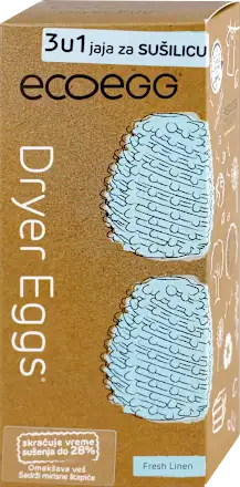 ecoegg
3u1 eko-jaja za sušilicu, 40 sušenja, 1 kom