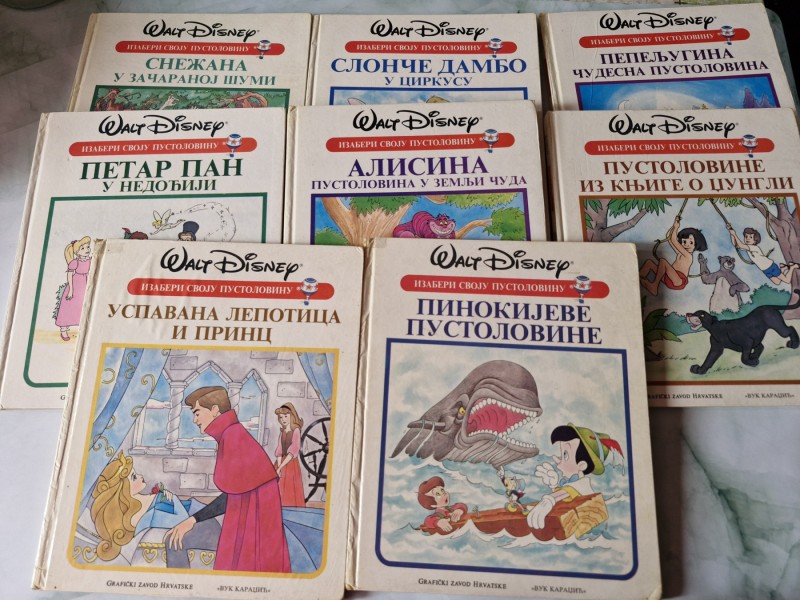 IZABERI SVOJU PUSTOLOVINU VOLT DIZNI 8 knjiga
