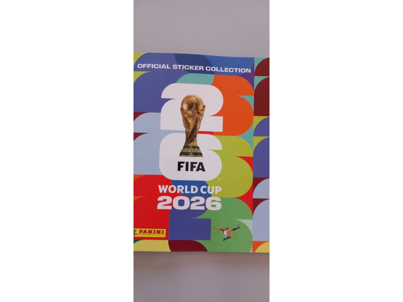 PANINI FIFA WORLD CUP 2026 HRVATSKI PRAZAN ALBUM